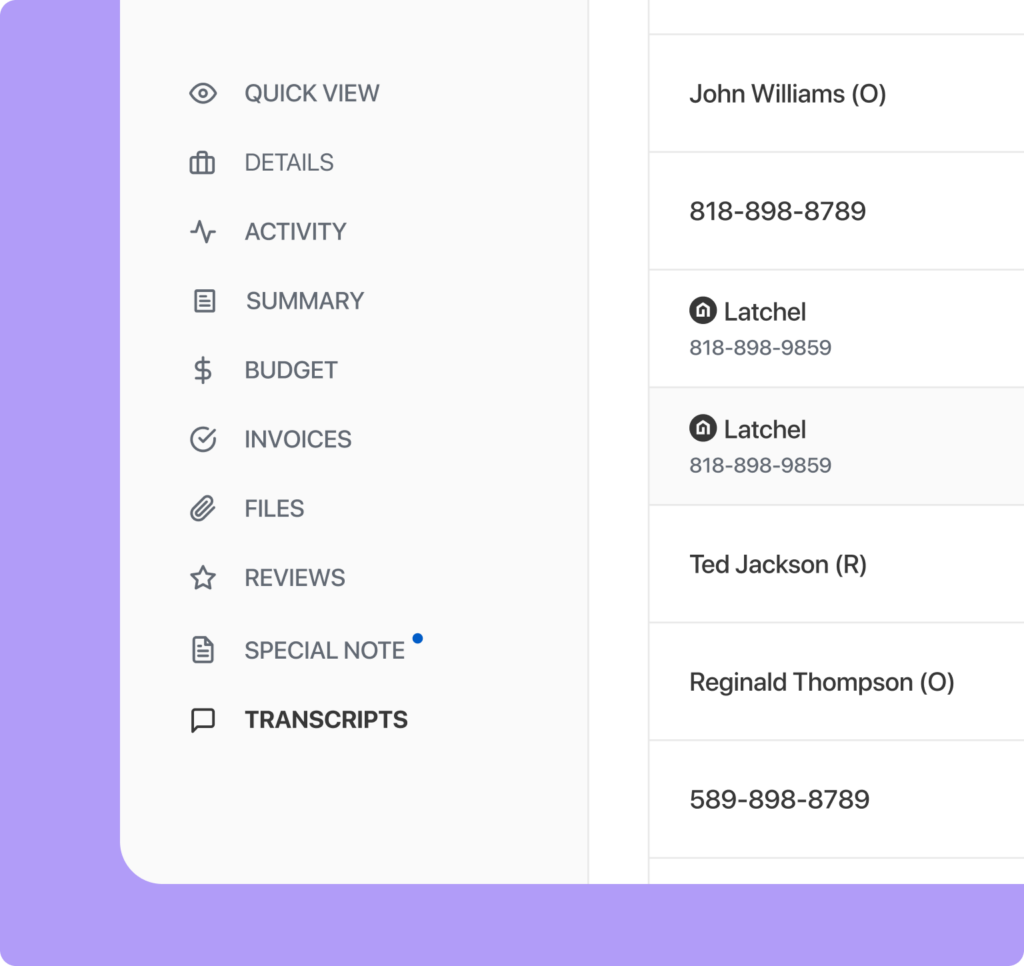 Work Order Tracking | Latchel